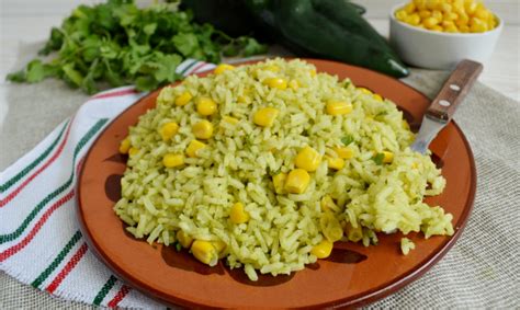 Arriba 61 Imagen Receta Arroz Verde Poblano Abzlocal Mx