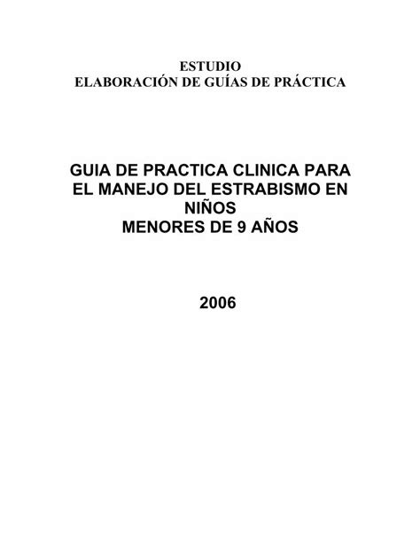 Pdf Guia De Practica Clinica Para El Manejo Del Dokumen Tips