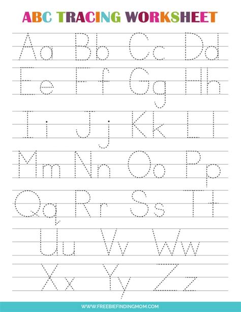 Uppercase And Lowercase Alphabet Tracing Worksheets 10 Worksheets Library